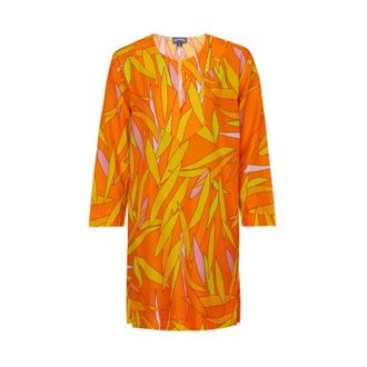 Vilebrequin Femme, Robes, Multicolore, Taille: 36 FR Kaftan Madrague en coton et soie