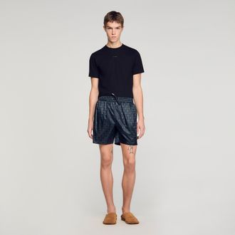 Sandro Badehose mit Square Cross