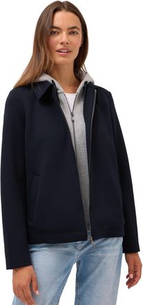 Cecil Damen 2116786 Scuba Trenchcoat mit Inlay, urban Dark Blue, XL