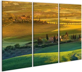 Islandburner Prime Bild auf Leinwand Toskana Italien Bilder Wandbilder Poster