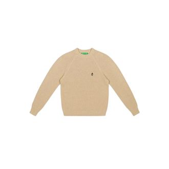 Garment Workshop Garment Workshop, Homme, Pulls, Beige, Taille: XL Pull en maille ras du cou