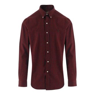 Polo Ralph Lauren Gekariertes Baumwollhemd - - Shirts - Herren - Rot - S