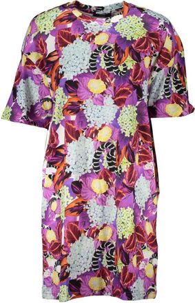 Cavalli Femme, Robes, Multicolore, Taille: 36 FR Short Pattern Dress