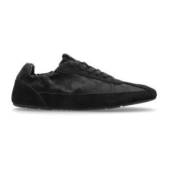 Coach Homme, Chaussures, Noir, Taille: 42 1/2 EU Soft Baskets In Signature Nylon