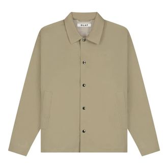 Olaf Hussein Workwear Coach Jacket - - Shirts - Herren - Beige - XL