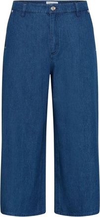 Part Two Jean Coupe Courte - Femme - Jeans - Bleu - Taille: W32