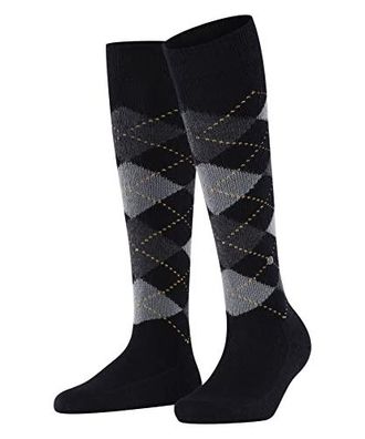 Burlington Whitby W Kh chaudes fantaisie 1 paire, Chaussettes longues Femme, Noir Black 3000, 36-41