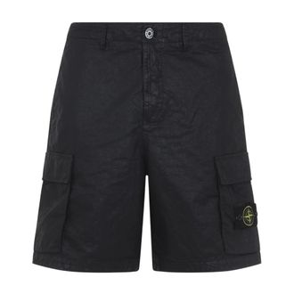 Stone Island Bermuda-Shorts - - Shorts - Herren - Schwarzk - W30