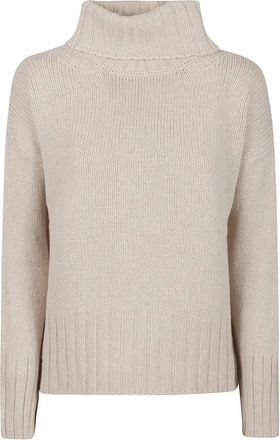 Aragona pull à col roulé - Tons neutres