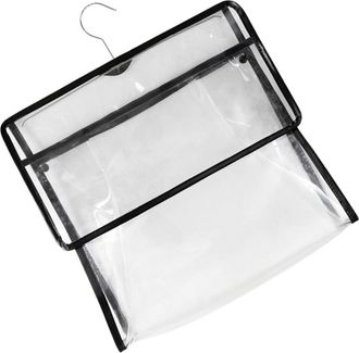 DOITOOL wasserdichte Aufbewahrungstasche mit Haken f&uuml;r Badezimmer und Dusche Gro&szlig;e Transparente H&auml;ngetasche Multifunktional f&uuml;r Kleidung Kosmetik und Handy Pl