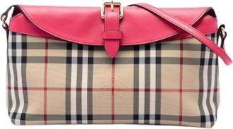 Burberry Sac bandouli&egrave;re Haymarket Check Pre-owned - Femme - Pre-owned - Multicolore - Taille: ONE Size