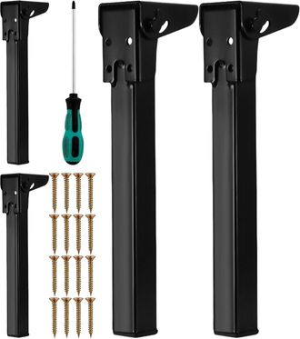Generic Faltbares Tischbein, Computertischbeine, robuste M&ouml;belf&uuml;&szlig;e f&uuml;r K&uuml;che, Kommode, Bett, Sofa, Schrank, Nachttisch, Schreibtisch