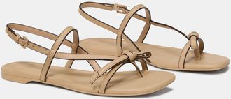 Kate Spade New York Kate Spade Loop Flache Sandale f&uuml;r Frauen in Strandsand, Gr&ouml;&szlig;e: 40.5 | Milano Calf