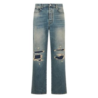 Maison Margiela Distressed Straight-Leg Jeans - - Jeans - Herren - Blau - L