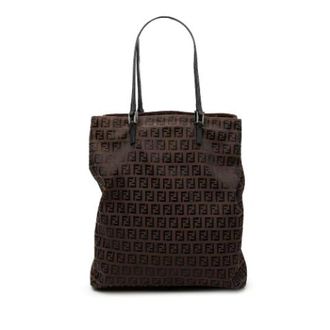 Fendi Pre-owned Canvas Tote - - Pre-owned - Damen - Braun - ONE SIZE
