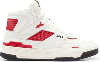 HUGO BOSS Herren Sneaker Baltimore, Leder (Wei&szlig;)