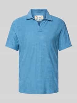 MC2 Saint Barth Slim Fit Poloshirt mit V-Ausschnitt Modell JEREMY - TERRY