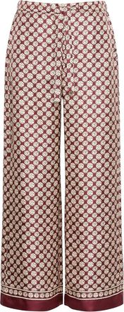 Max Mara Casual Hose - Dunkelrot