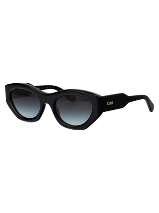 Chlo&eacute; Womens Sunglasses Acetate Black-Grey Black-Black-Grey Black/black/grey
