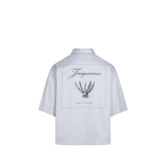 Jacquemus La chemise Cardigan ray&eacute;e en coton