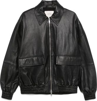 STUDIO NICHOLSON Homme, Vestes, Noir, Taille: XL Veste Noire Oversize &agrave; Fermeture &Eacute;clair