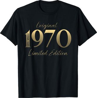 Generic 56. Geburtstag Februar 1970 Vintage Jahrgang T-Shirt