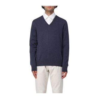 Fay Blaue Pullover Kollektion - - Knitwear - Herren - Blau - 3XL