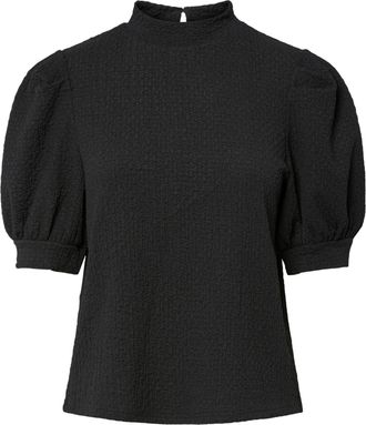 Pieces Pcjamal 2/4 High Neck Top JRS Bc