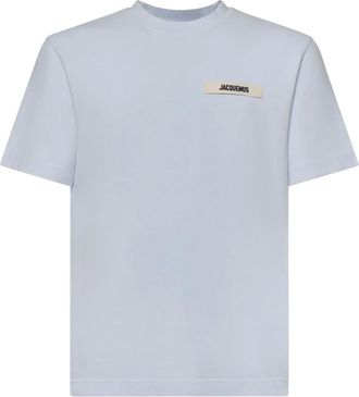 Jacquemus Homme, Tops, Bleu, Taille: 2XL T-Chemises