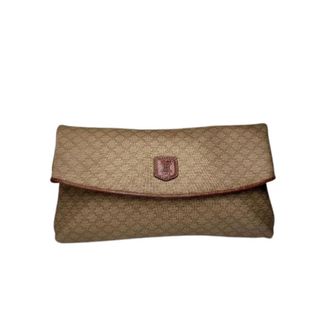 Celine Pre-owned Vintage Triumph Monogram Leather Clutch - - Pre-owned - Damen - Beige - ONE SIZE