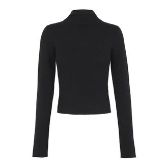 Cortana Fio- schwarzer Kaschmir-Stricktop - - Knitwear - Damen - Schwarzk - L