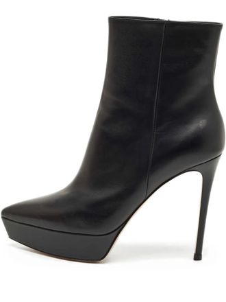 Gianvito Rossi Stiefeletten mit Plateau - Schwarz