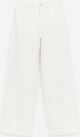 Arket LUPINE Flared Jeans -Wei&szlig;