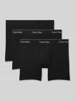 Calvin Klein Underwear Trunks aus Baumwoll-Mix im 3er-Pack