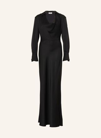 SIMKHAI Simkhai Satinkleid Adelle schwarz