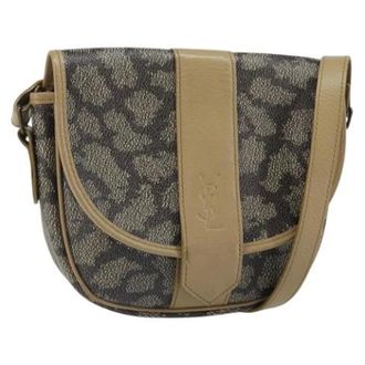 Saint Laurent Sac Bandouli&egrave;re Vintage en Cuir Pre-owned - Femme - Pre-owned - Brun - Taille: ONE Size