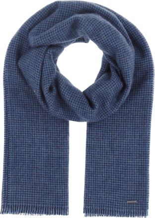 Bugatti Herren Schal - 57 x 180 cm - Webschal aus 100% Wolle mit zartem Karo-Muster