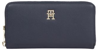 Tommy Hilfiger Damen Portemonnaie Poppy Plus mit M&uuml;nzfach, Blau (Space Blue), Onesize