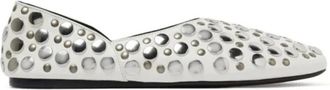 Khaite Femme, Chaussures, Blanc, Taille: 40 EU Jane Studded Flat