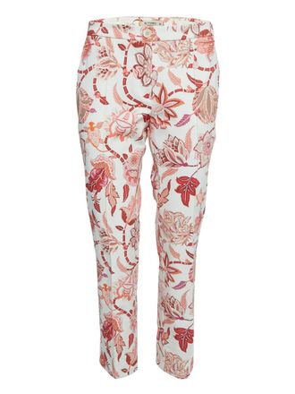 Etro pantalon à fleurs - Rouge