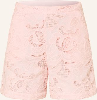 Mrs & Hugs Mrs & Hugs Shorts Aus Lochspitze rosa
