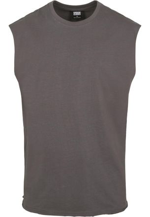 Urban Classics Herren T-Shirt Open Edge Sleeveless Tee, ärmelloses T-Shirt für Männer, Rundhals, Baumwolle, erhältlich in vielen Farben, Größen XS-5XL