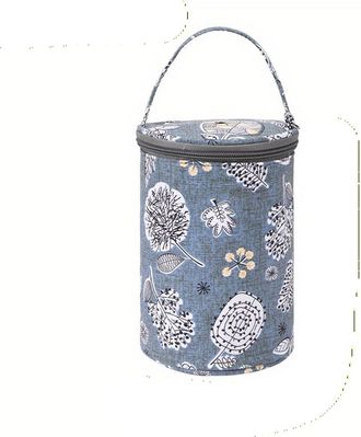 Generic Tragbare Runde Garn Lagerung Taschen Stricken Wolle Organizer wasserdichte H&auml;keln Haken Tasche for N&auml;hen Zubeh&ouml;r Werkzeuge(D-1)