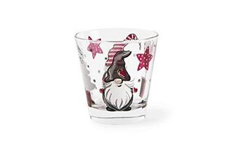 Excelsa Gnomo Christmas Lot de 6 verres &agrave; eau, verre