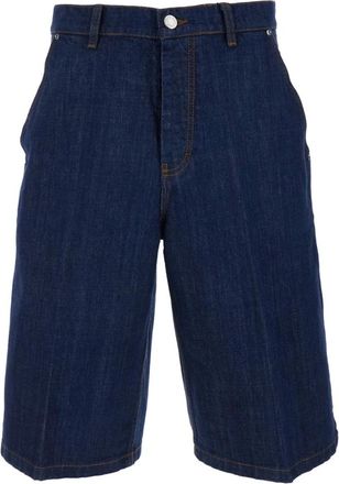 Ami Homme, Shorts, Bleu, Taille: W34 Bermuda Ample