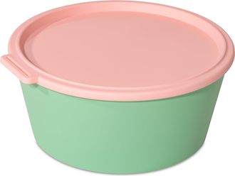 Koziol NORA BOX 2,2l Schale mit Deckel (mid green/sweet pink)
