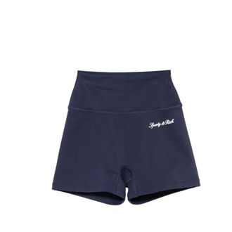 Sporty & Rich Damen, Shorts, Blau, MGr&ouml;&szlig;e