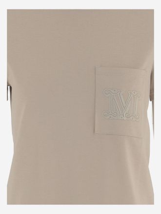 Max Mara Womens Cotton T-Shirt Beige T-Shirts & Jerseys