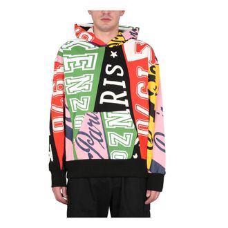 Kenzo Flags Oversize Hoodie - - Sweatshirts & Hoodies - Herren - Mehrfarbig - S