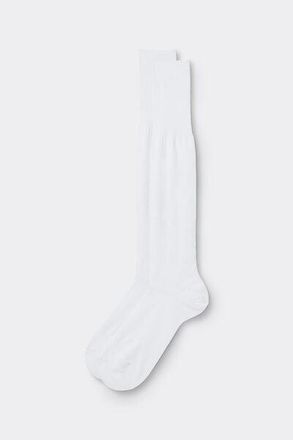 Calzedonia Lange Herrensocken Mit Fil Decosse Wei&szlig;